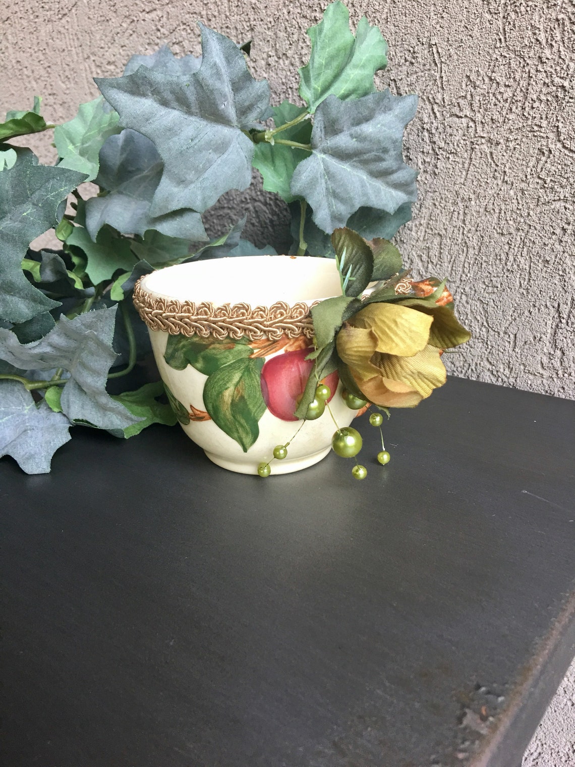 Vintage Upcycled Teacups, Upcycled Tea Cups, Repurposed Teacups ...