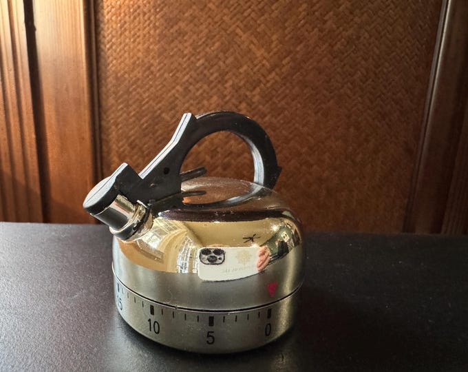 Vintage Kitchen Timer, Tea Kettle Timer, Teapot Timer, Retro Kitchen ...