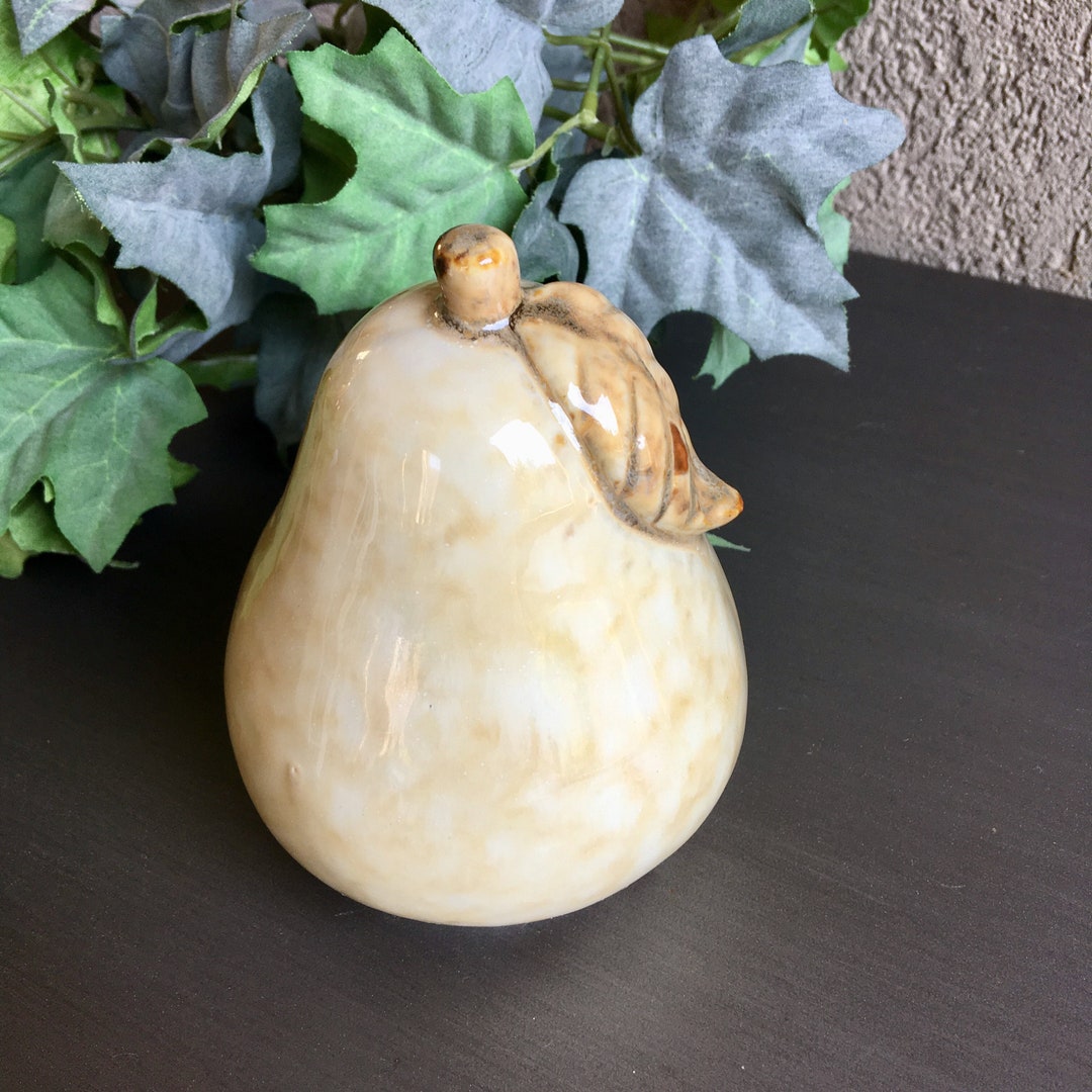 Ceramic Pear Décor for Kitchen - Etsy