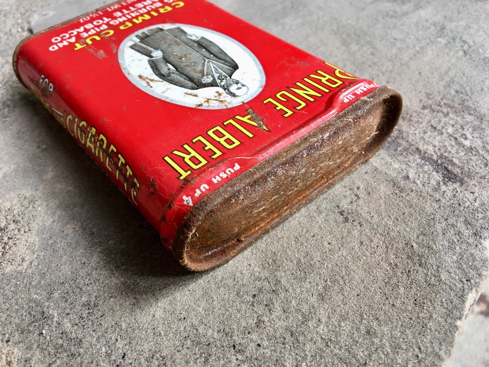 Vintage Prince Albert Crimp Cut Tobacco Tin, Vintage Tobacco Tin - Etsy