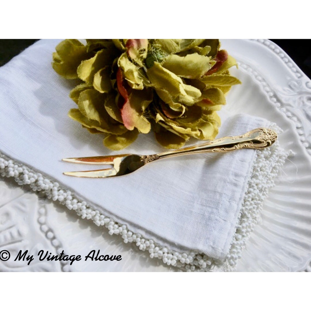 Butter Fork, Vintage Gold Plated Small Fork - Etsy
