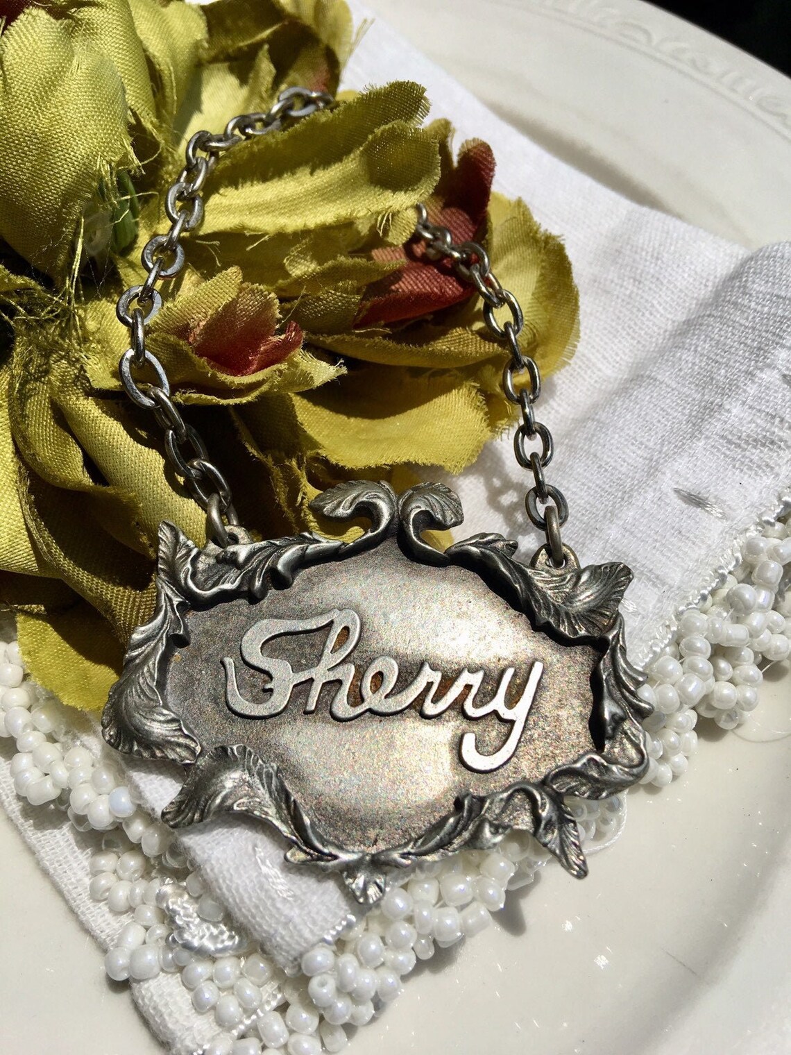 Metzke Pewter Sherry Decanter Tag - Etsy