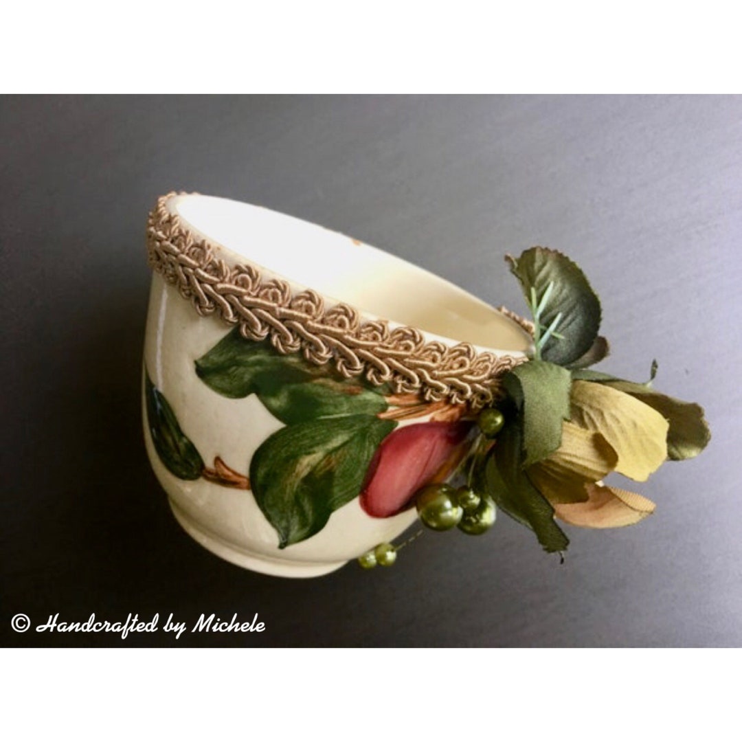 Vintage Upcycled Teacups, Upcycled Tea Cups, Repurposed Teacups ...