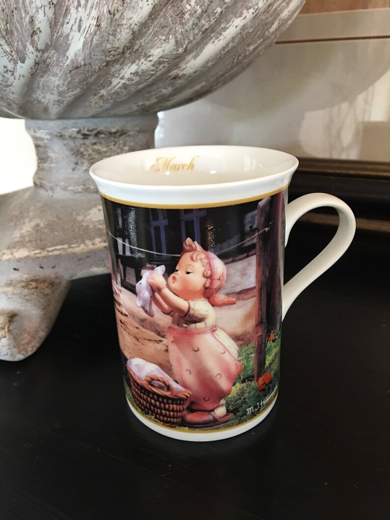 Hummel Coffee Mugs Hummel Wash Day Hummel Mug March Mug - Etsy