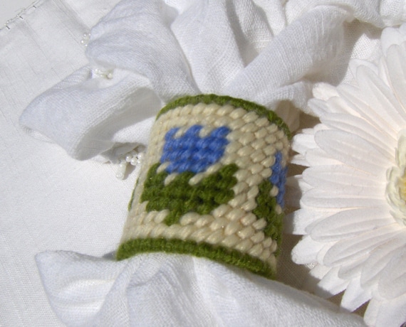 Tulip Napkin Rings Spring Napkin Rings Plastic Canvas Napkin Rings Etsy