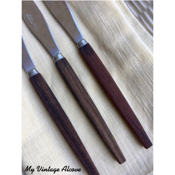Wood Handle Steak Knives Knife Set Wooden Handles - Etsy