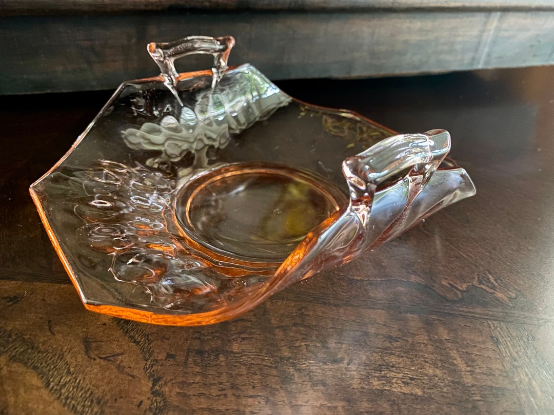 Vintage Bon Bon Dish, Glass Bon Bon Dish, Glass Bonbon Dish - Etsy