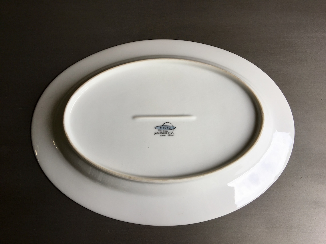 Wheat Platter Vintage Wheat Pattern China Golden Wheat - Etsy