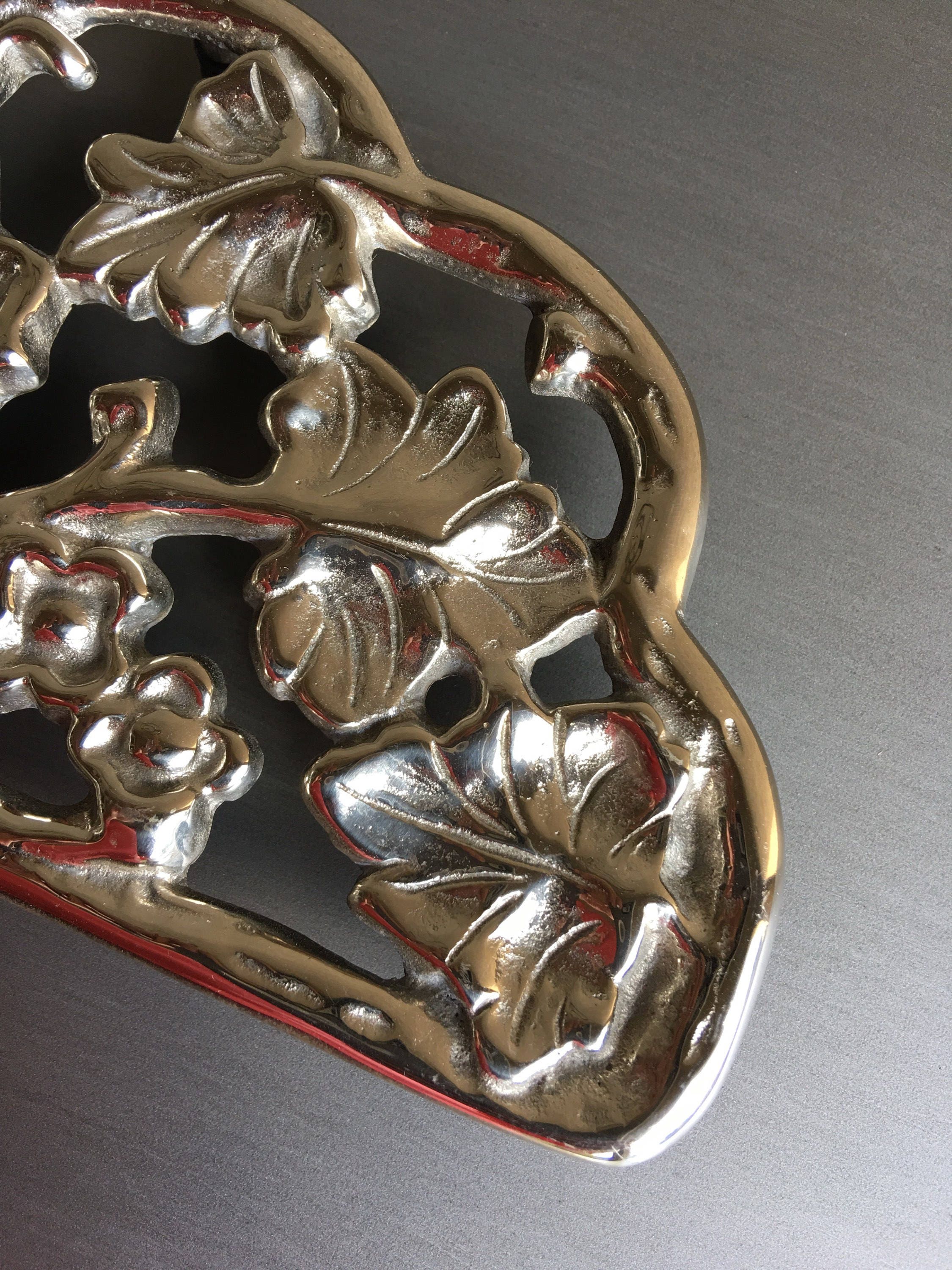 Virginia Metalcrafters Trivets White Bronze Trivets Vintage - Etsy New ...