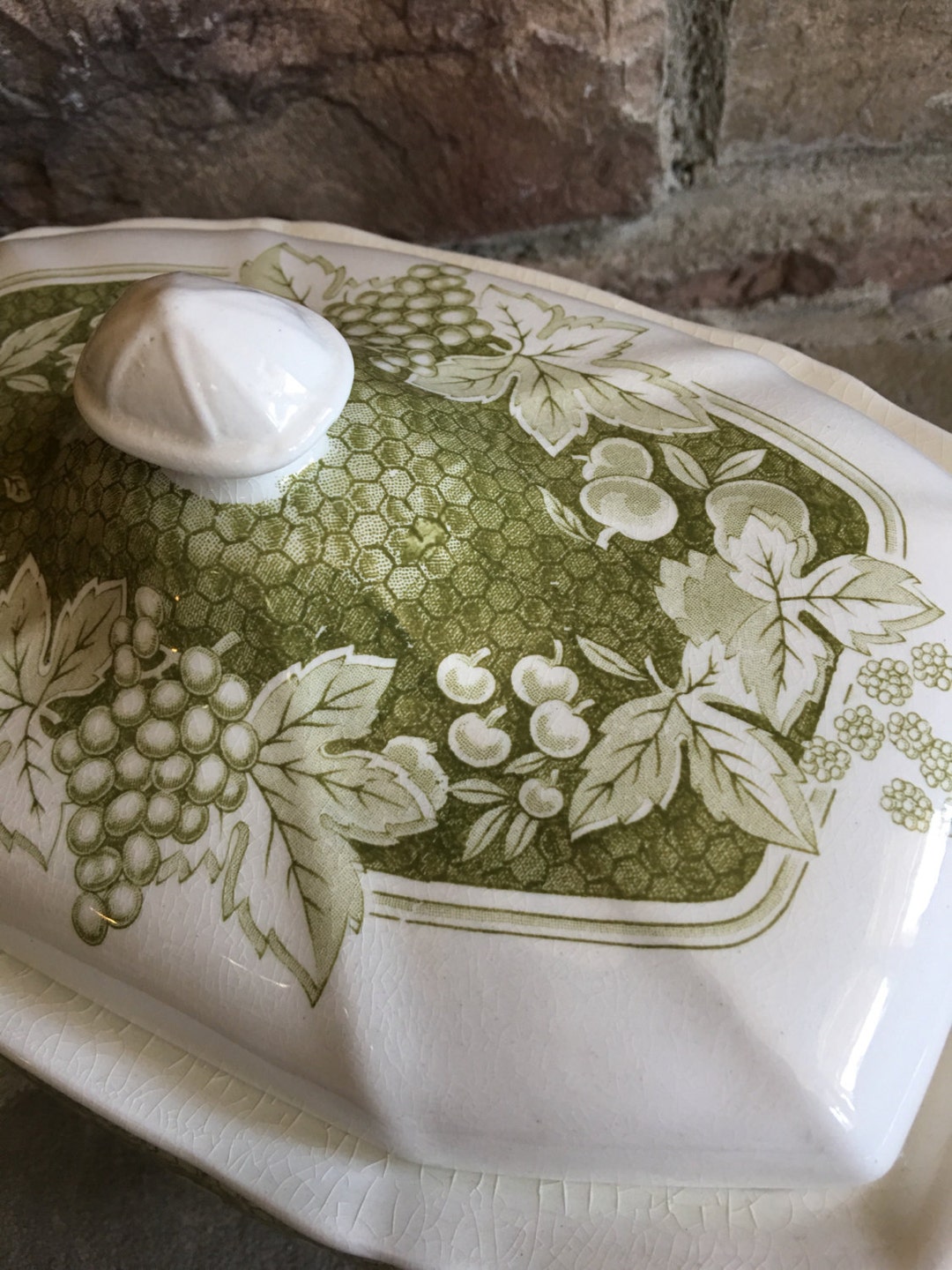 Kensington Ironstone Dishes, Green Ironstone, English Ironstone ...