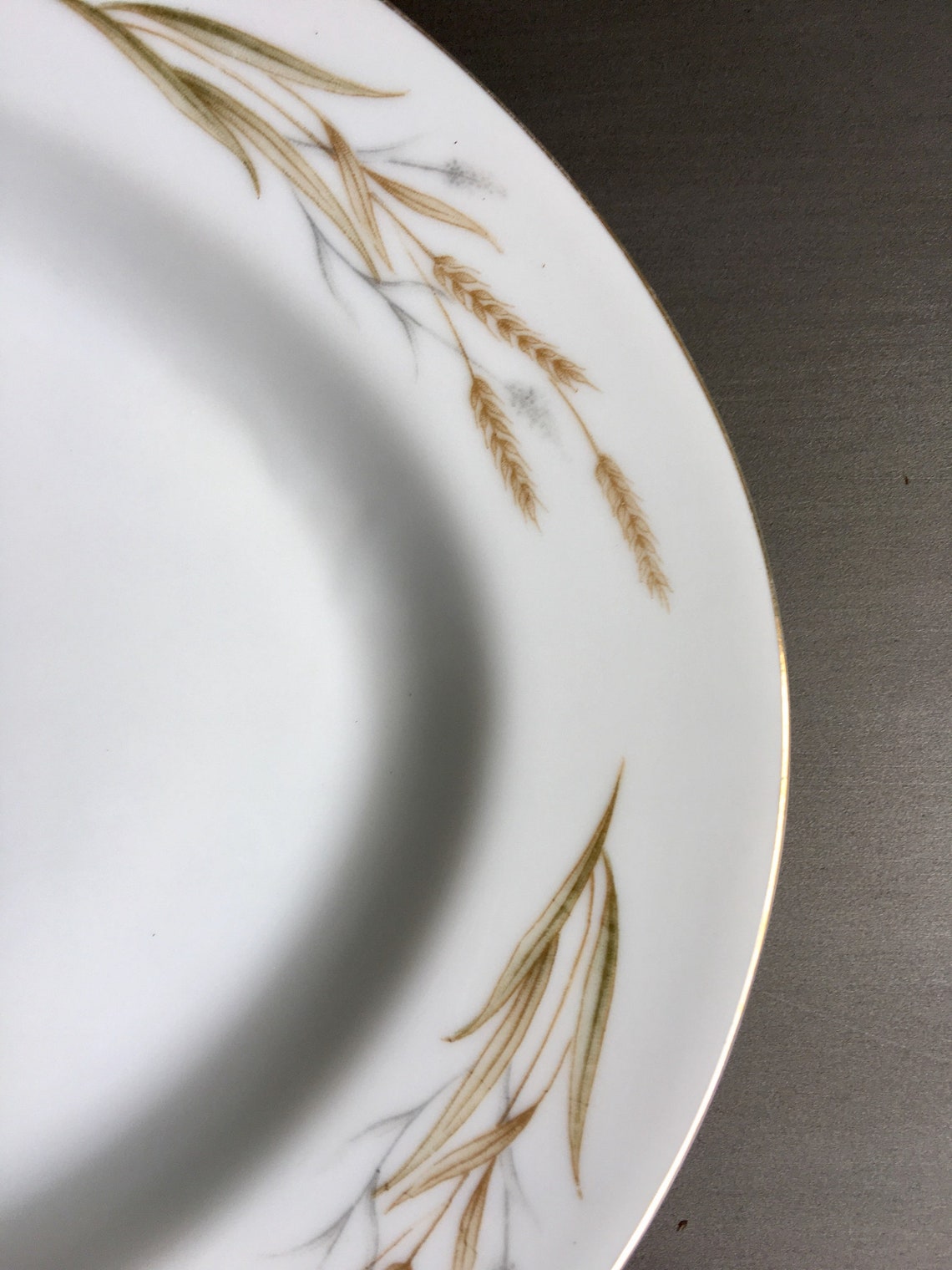 Wheat Platter Vintage Wheat Pattern China Golden Wheat - Etsy