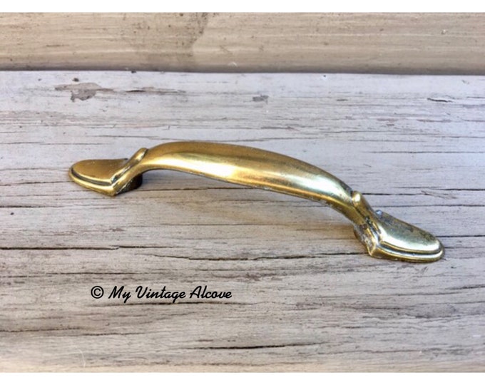 Vintage Brass Drawer Pulls Vintage Brass Drawer Handles - Etsy