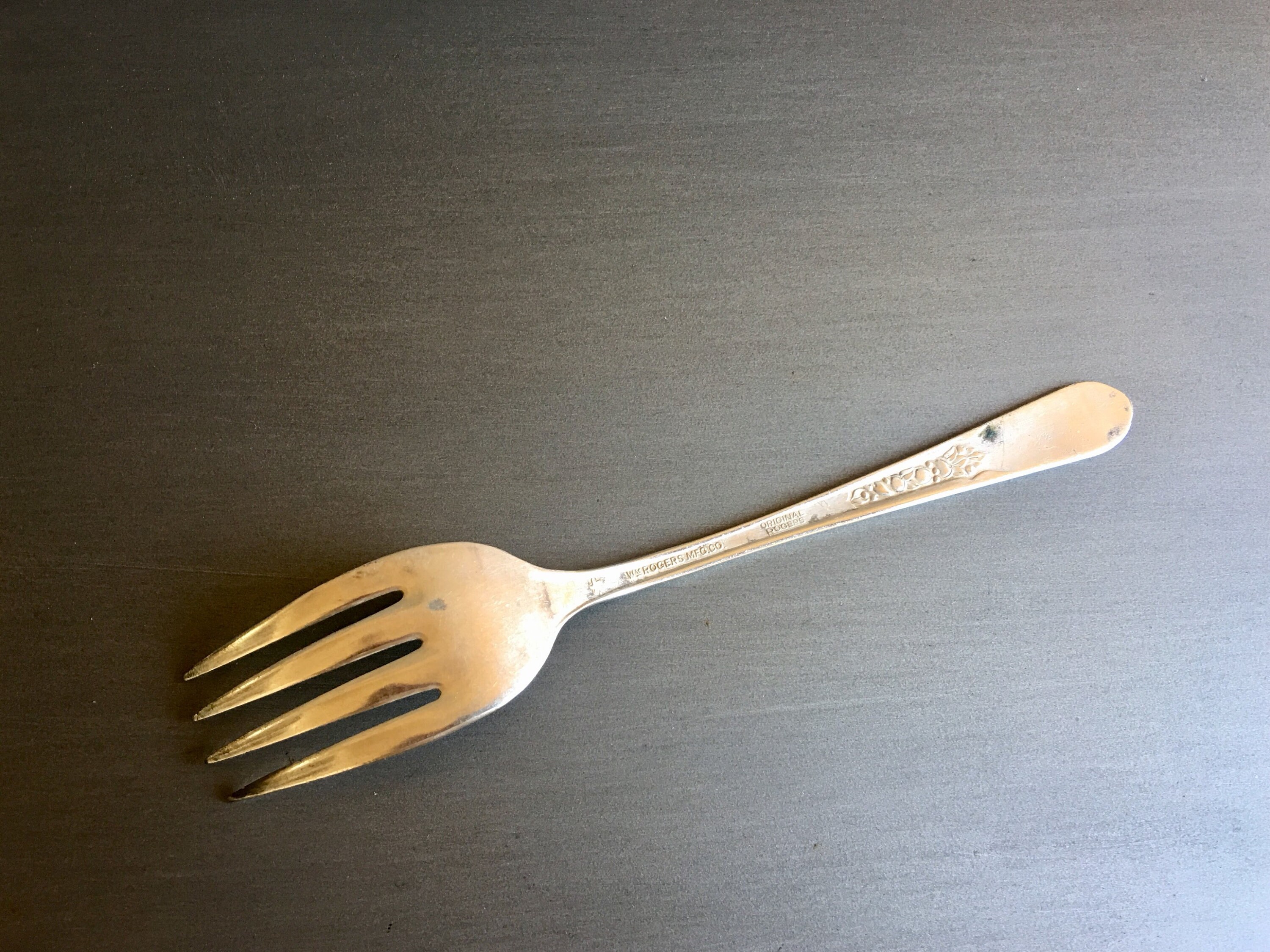 Wm Rogers Mfg Co Original Rogers Fork, Original Rogers Fork, Salad Fork ...