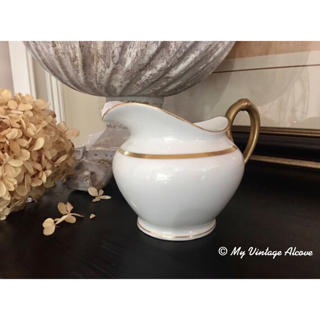 Antique Creamer Pitcher, Porcelain Creamer Pitcher, MZ Austria China ...
