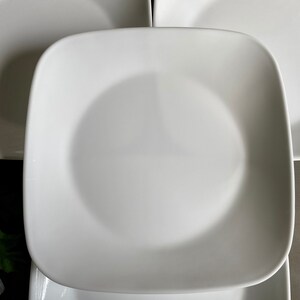 Corelle Square Plates Set Corelle White Square Plates - Etsy