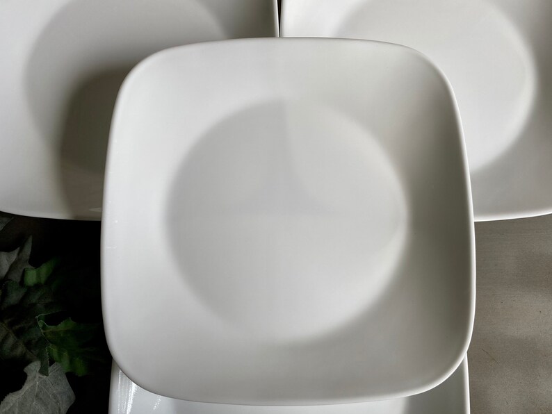 Corelle Square Plates Set Corelle White Square Plates - Etsy