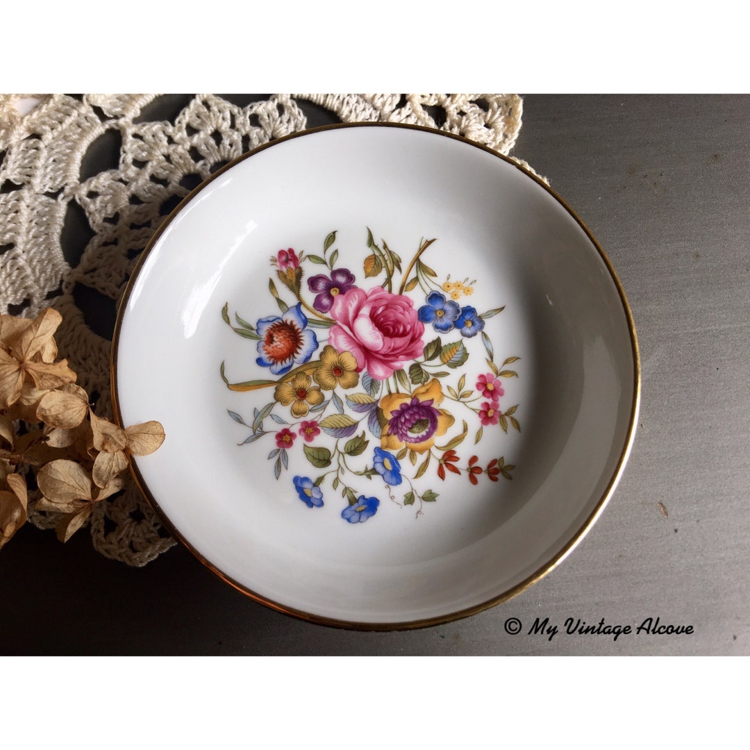 Floral Coaster Royal Worcester Bournemouth Pattern - Etsy