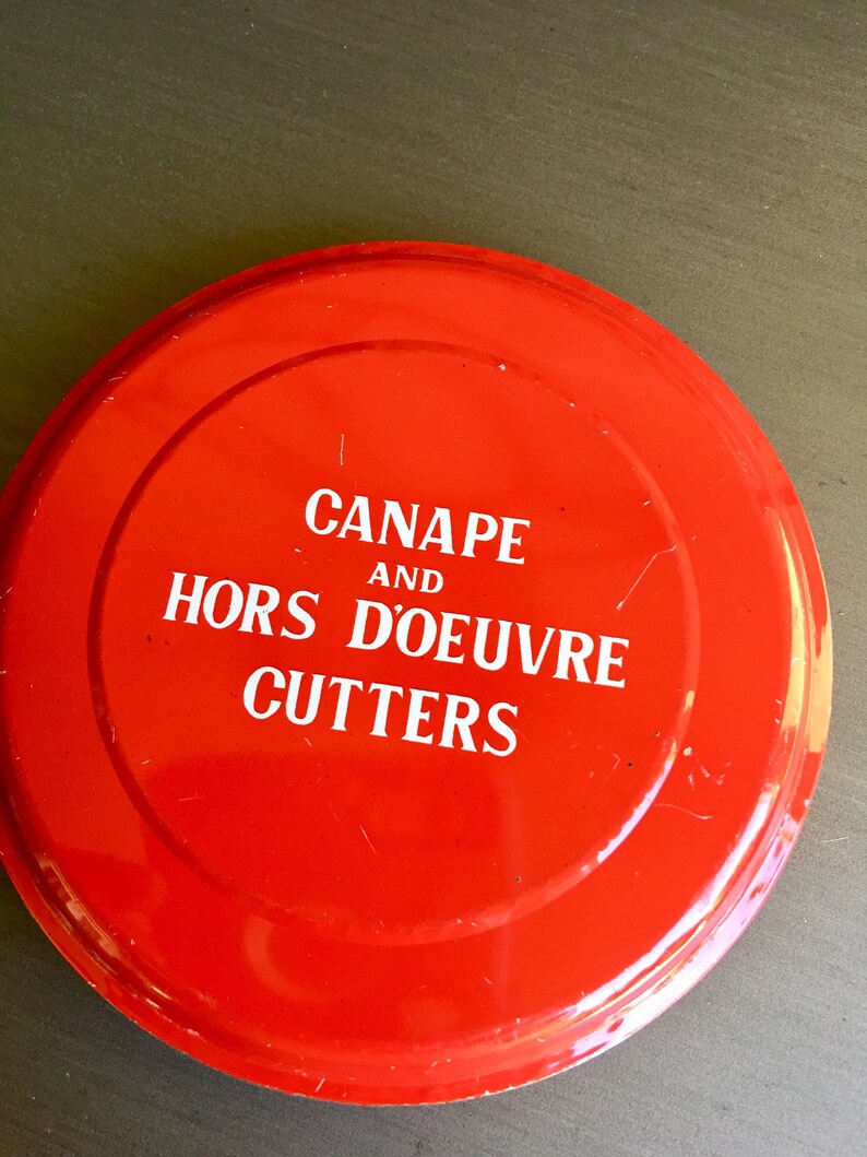 Vintage Canape Cutters Hors D'oeuvres Cutters Retro | Etsy