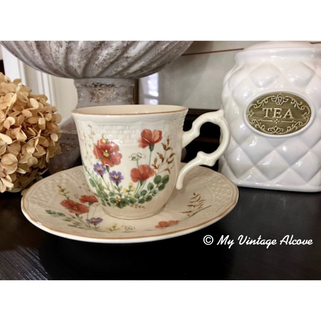 Mikasa Margaux Fine Ivory Cup and Saucer, Mikasa Teacup - Etsy UK