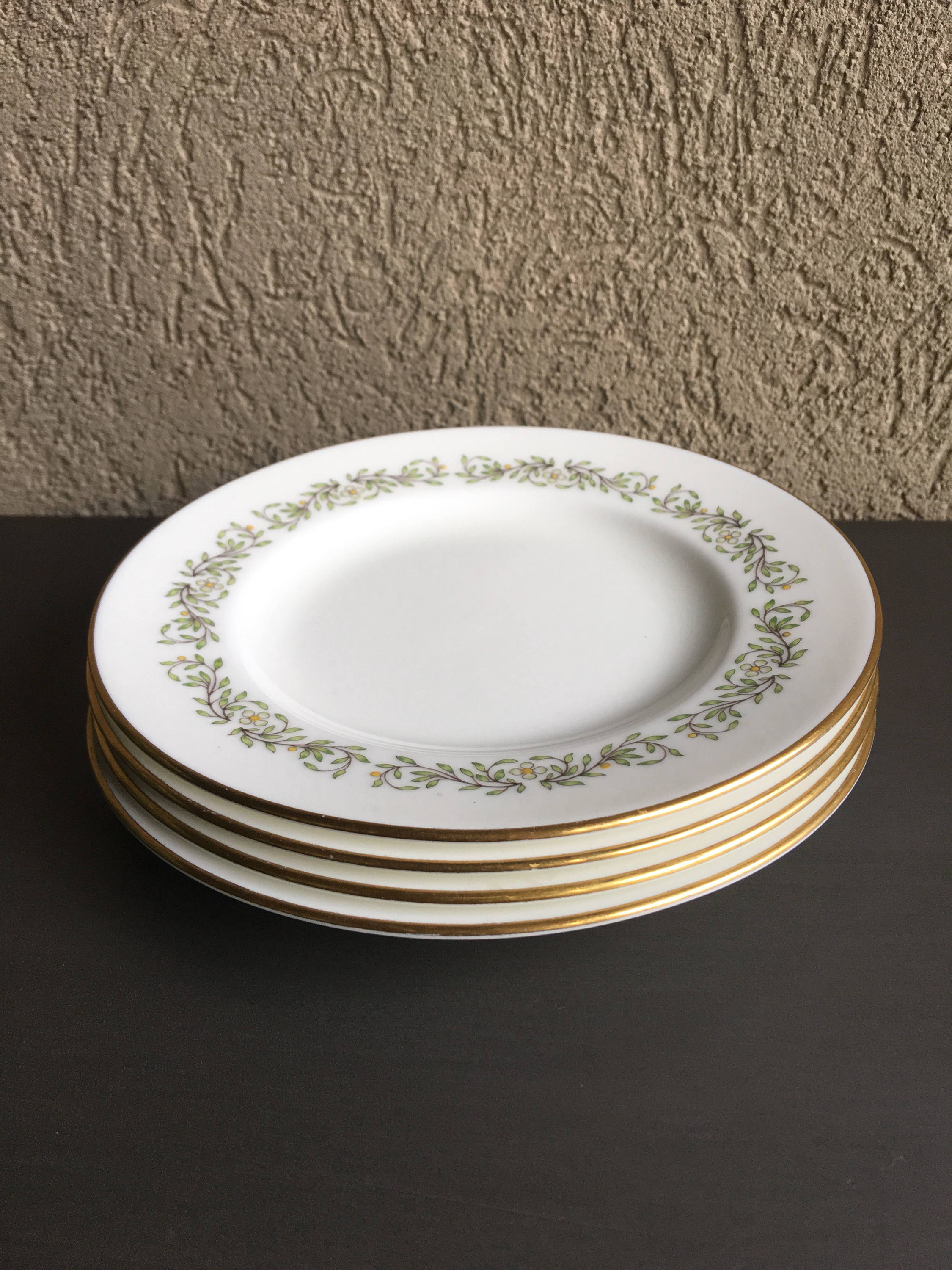 Minton April Bread Plates, Bone China Bread Plates Set of 4 - Etsy