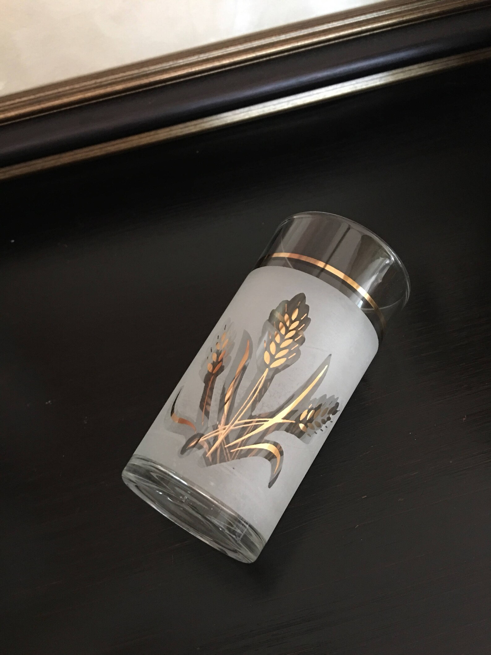 Covetro Italy Glassware Vintage Glasses With Wheat Design - Etsy