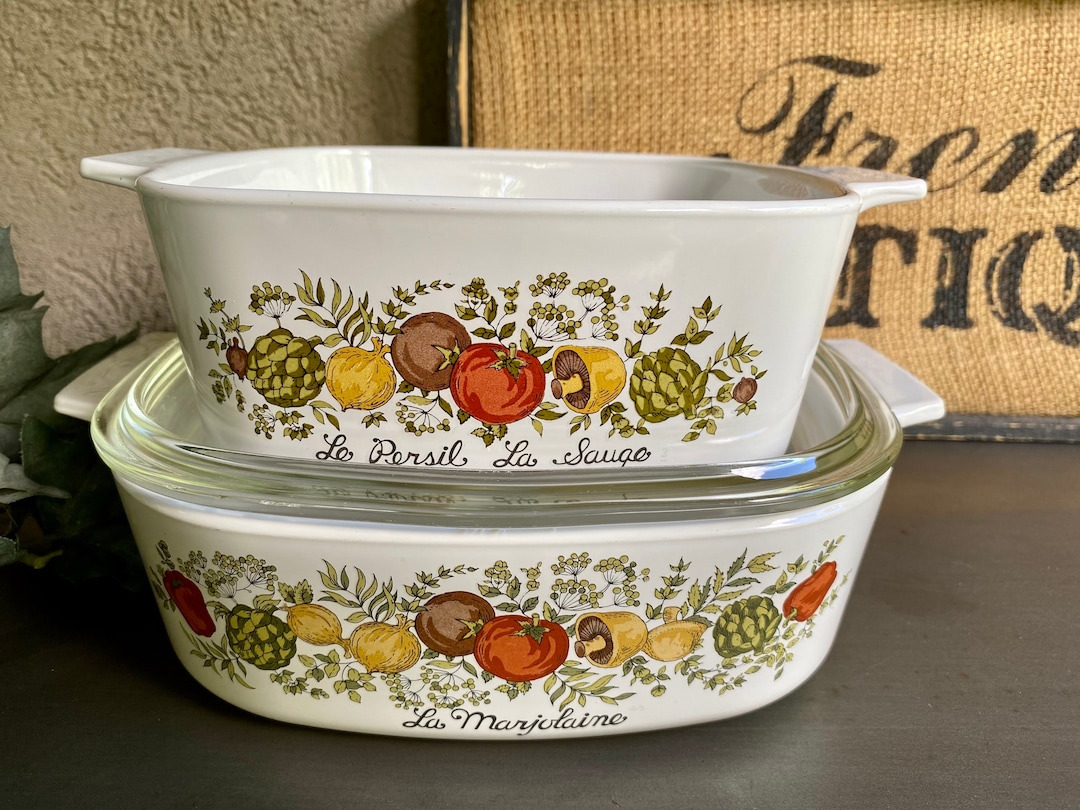 Spice of Life Corningware Casserole Dish Set - Etsy