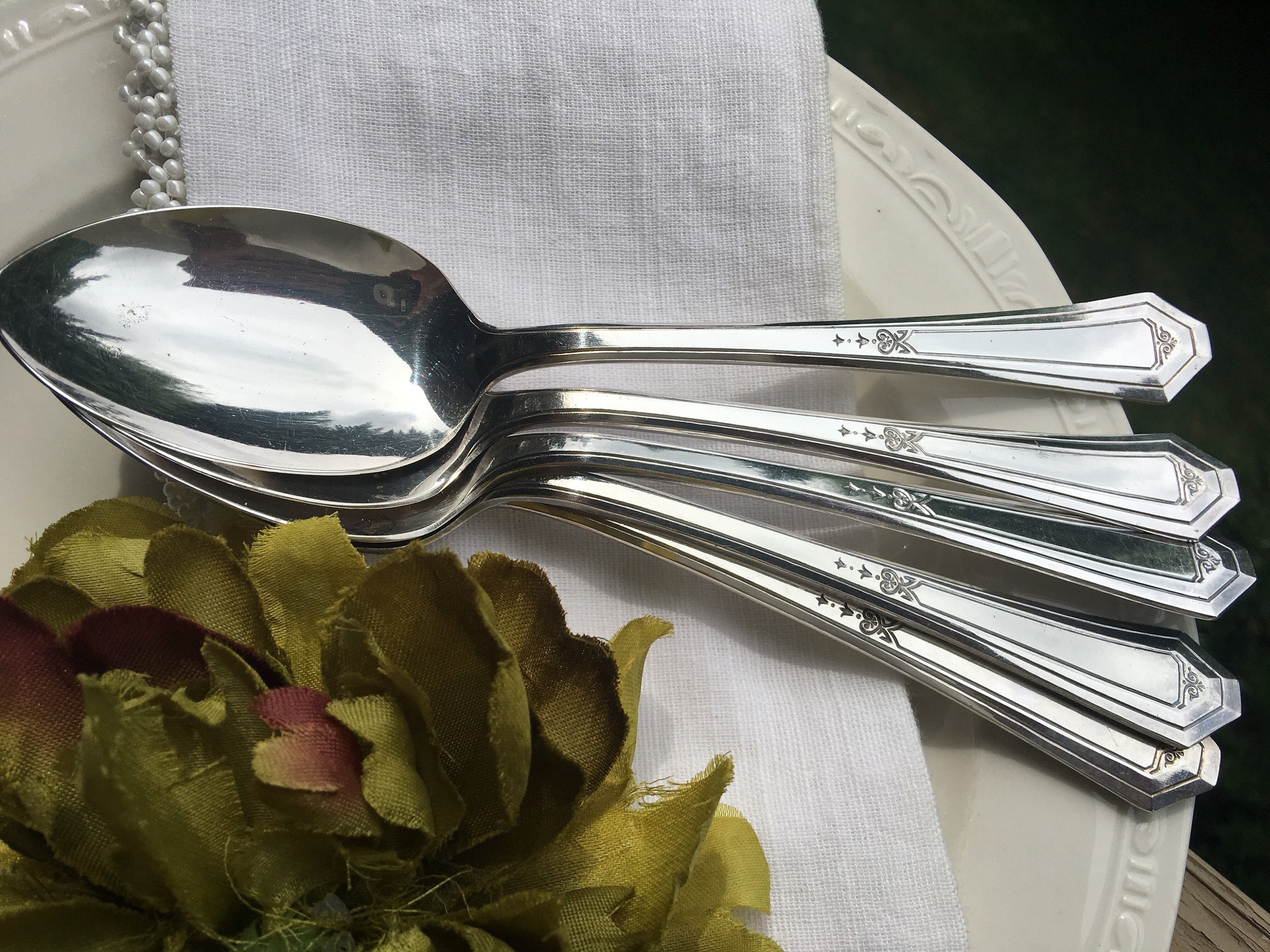 Silver Plated Sheffield England Spoon, Sheffield Silverplate, Sheffield ...