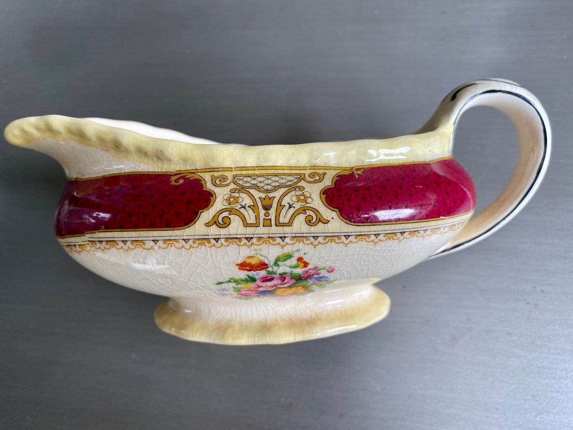 Myott Staffordshire China Myott Gravy Boat - Etsy