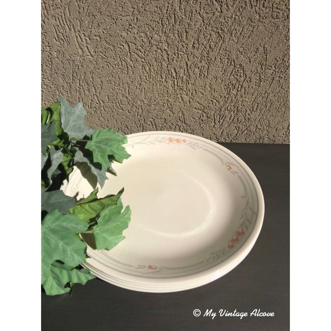 Corelle Dinner Plates Set of 6, Corelle Rose - Etsy