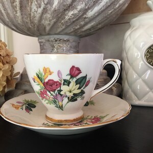 Sutherland Bone China Tea Set, Floral China Tea Cup - Etsy