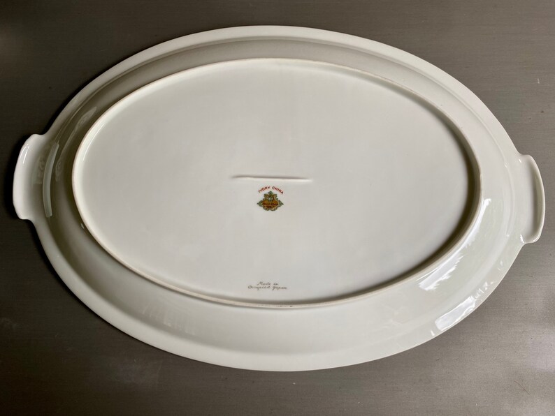 Oval Serving Platter Meito China Platter Meito Ivory China - Etsy Oval Serving Platter Meito China Platter Meito Ivory China - Etsy