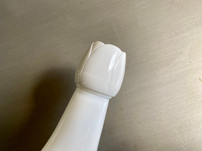 Milk Glass Liquor Bottle, Windmill Bottle, Vandermint Liqueur Bottle - Etsy