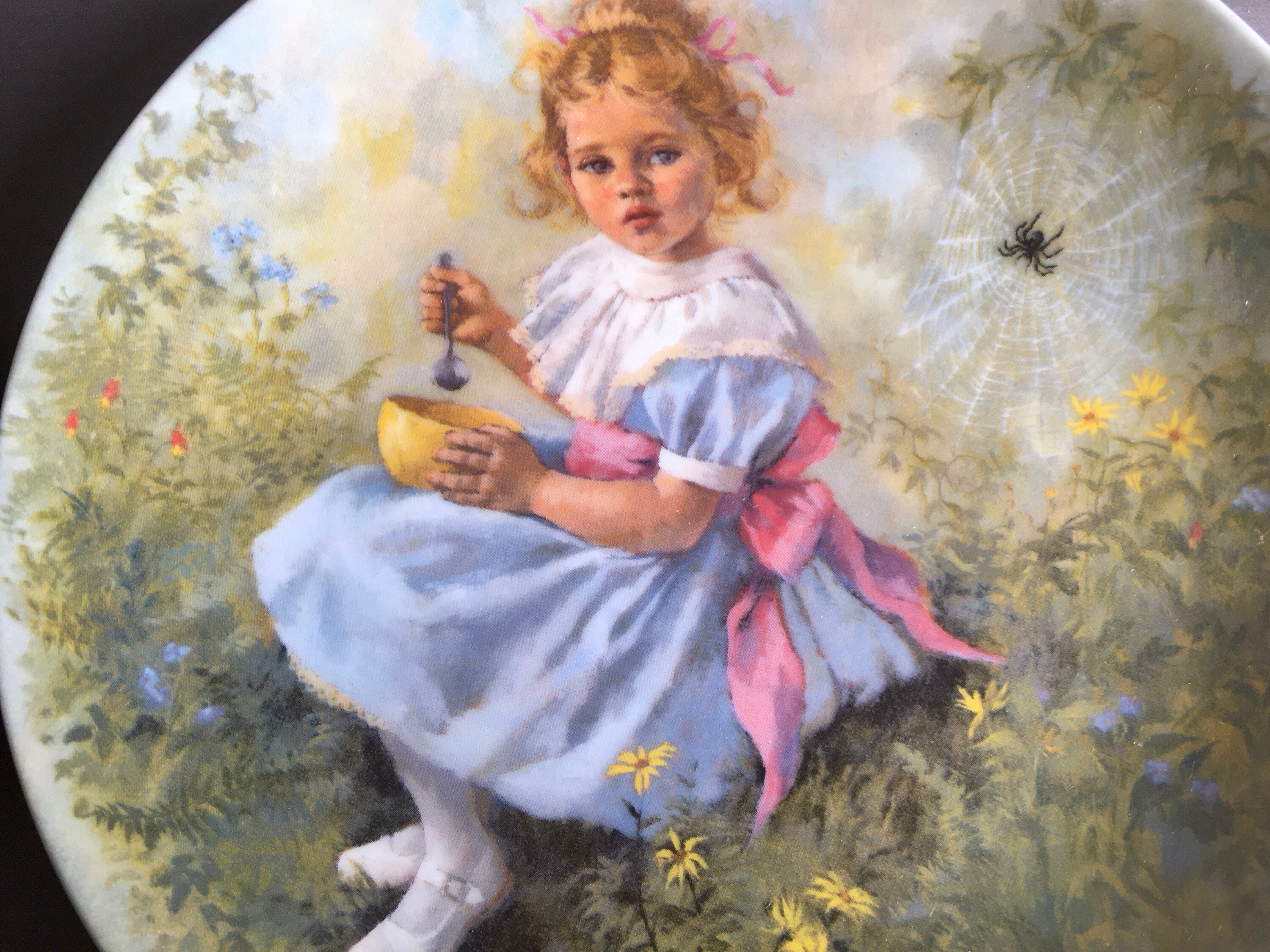 Reco Little Miss Muffet Plate Mother Goose Series by John - Etsy Canada