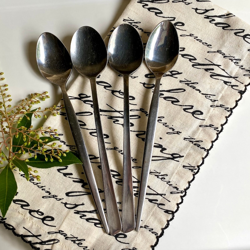 Long Handle Tea Spoons - Etsy