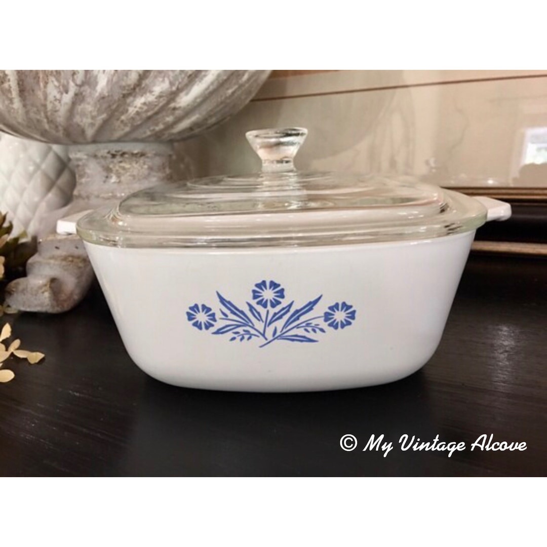 Pyroceram Corningware, Corning Ware Blue Cornflower, Corningware Blue ...