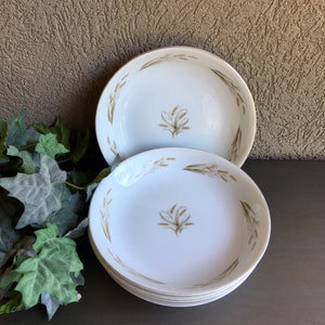 Autumn China Vintage Wheat Pattern China Wheat China Set - Etsy