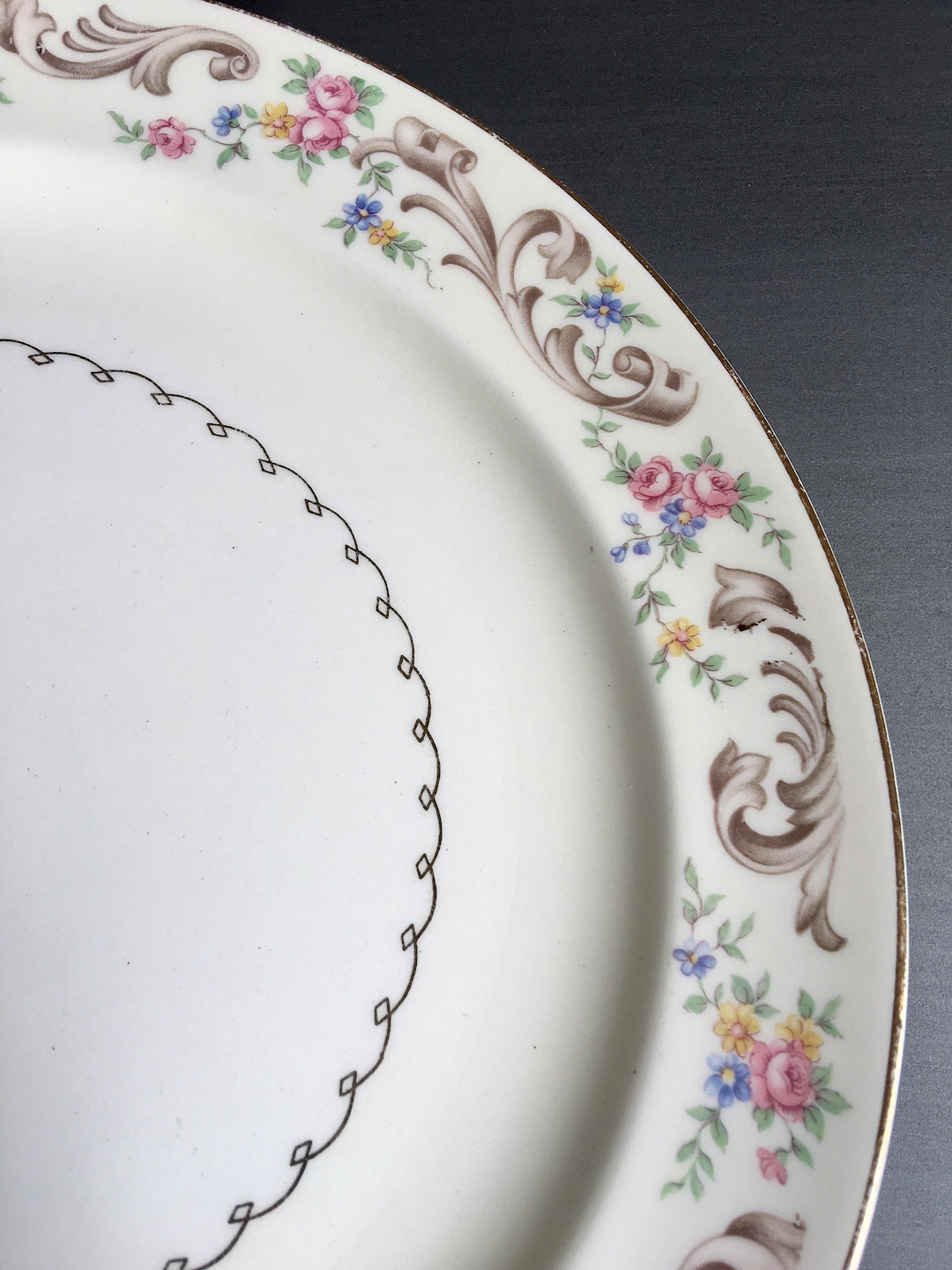 Vintage Dinner Plates, Paden City Pottery Plates, Paden City Pottery ...