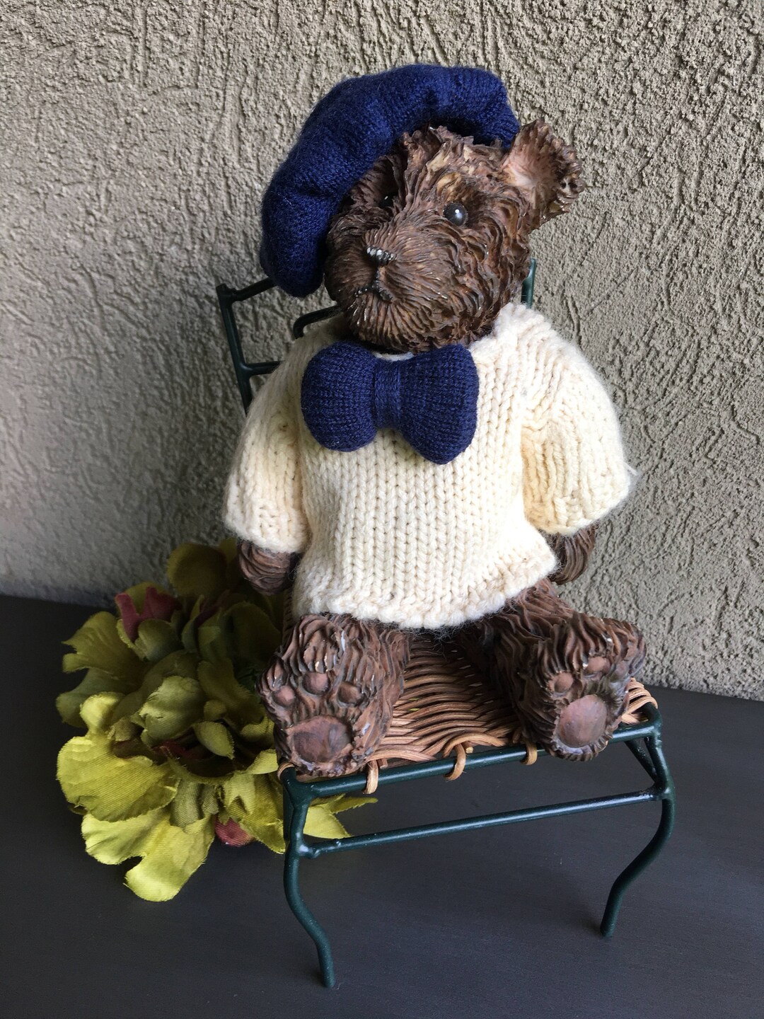 Resin Bear Figurine, Resin Teddy Bear Figurine - Etsy