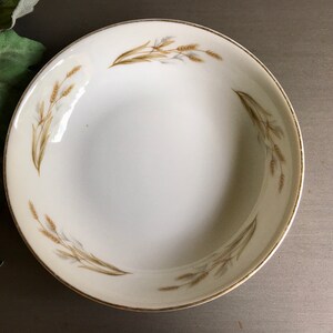 Dessert Bowl Set, China Dessert Bowls, Autumn Gold Wheat Dishes, Wheat ...