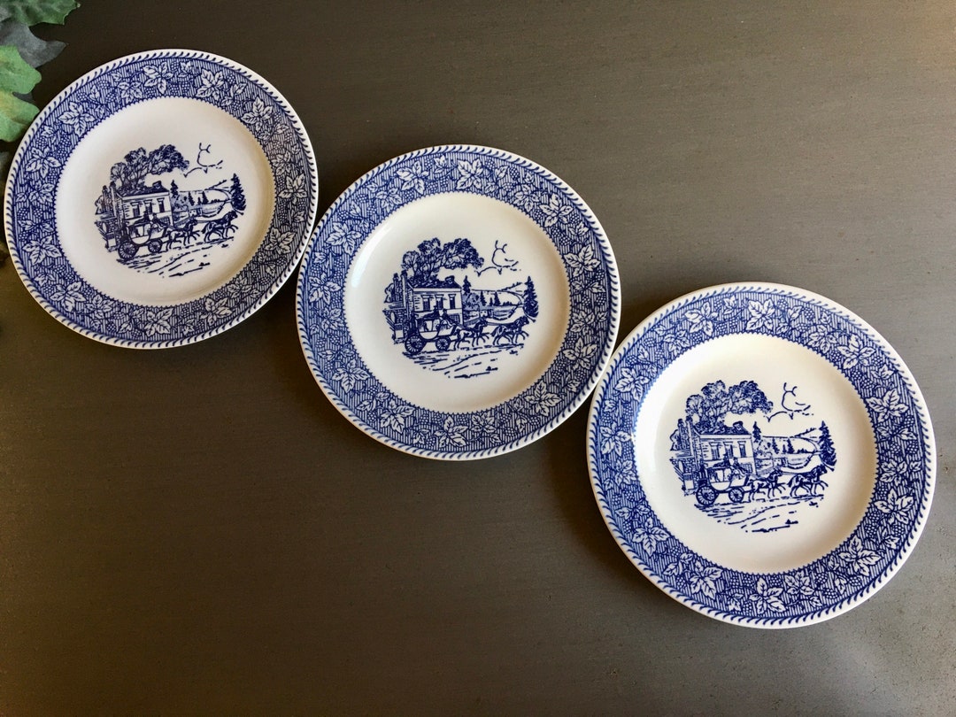 Homer Laughlin Bread Plates, Stratwood Collection Shakespeare Country ...
