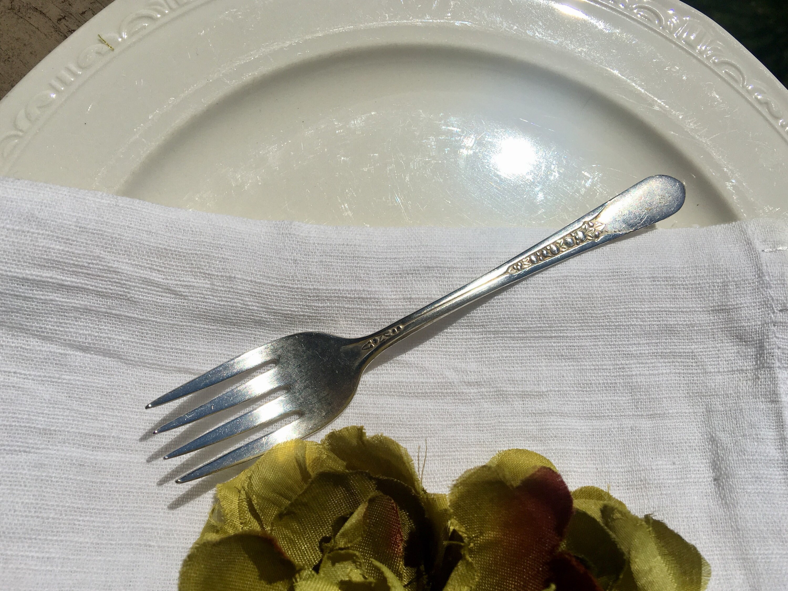 Wm Rogers Mfg Co Original Rogers Fork, Original Rogers Fork, Salad Fork ...
