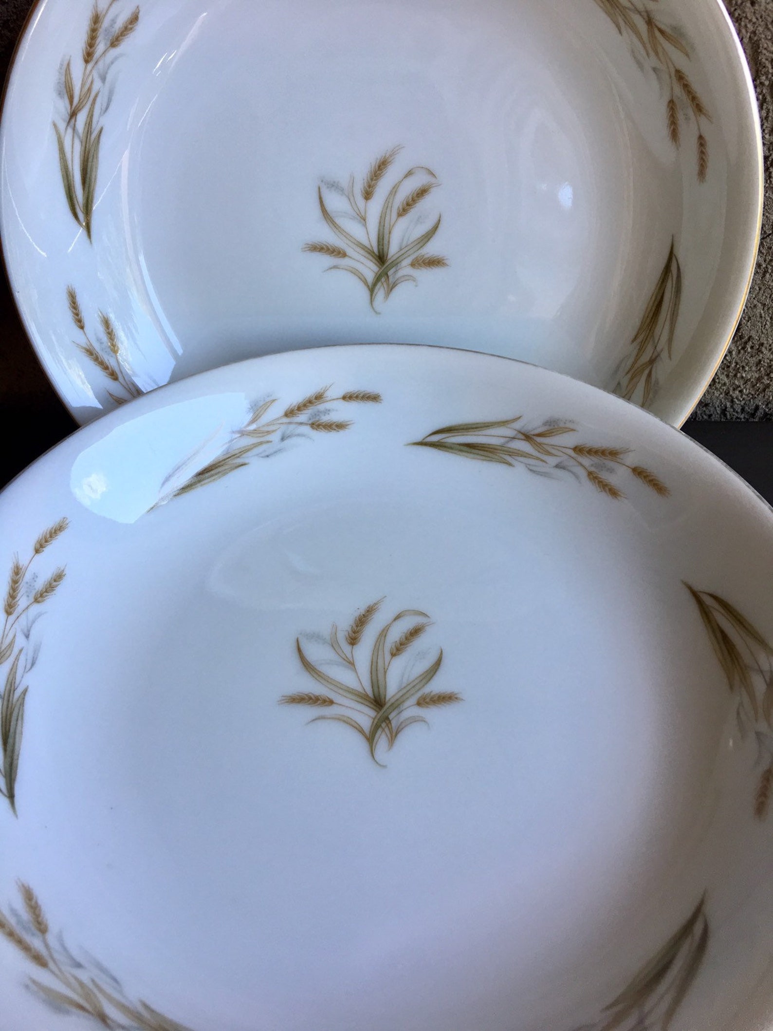 Autumn China Vintage Wheat Pattern China Kyoto Fine China - Etsy