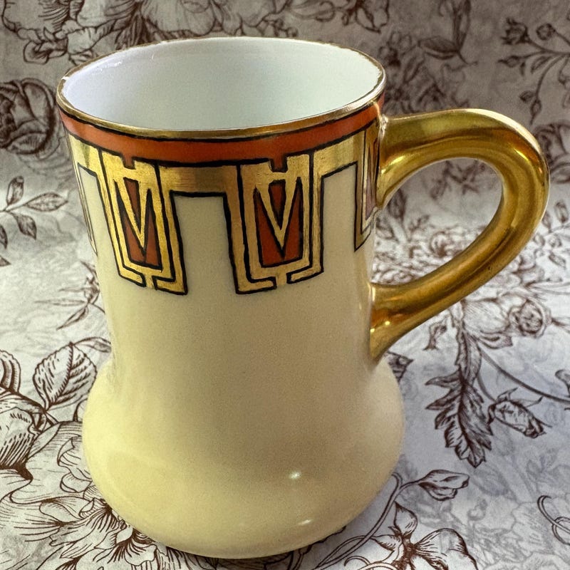 Hand Painted Limoges Mug - Etsy
