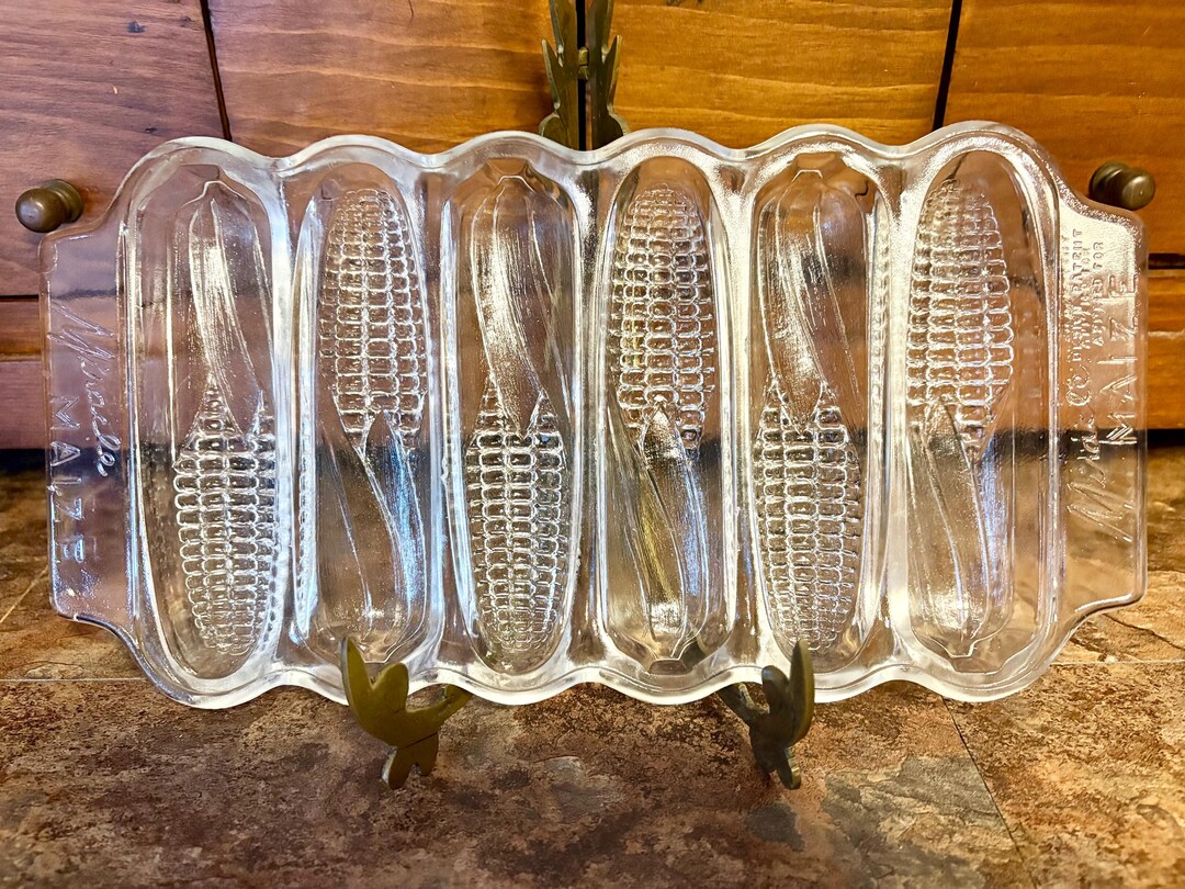 Miracle Maize Cornbread Baking Pan - Indiana Glass Company - Vintage - Etsy