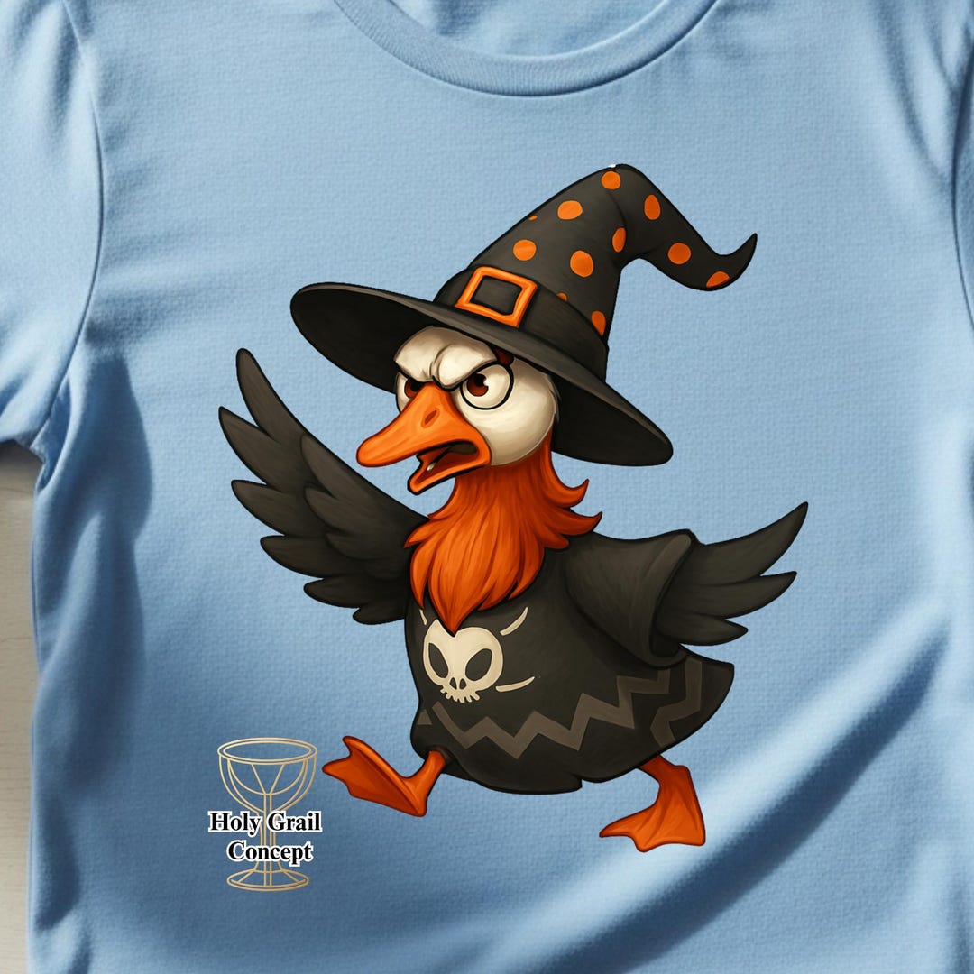 Witch Duck PNG Clipart: Spooky Halloween Skeleton Costume Illustration ...