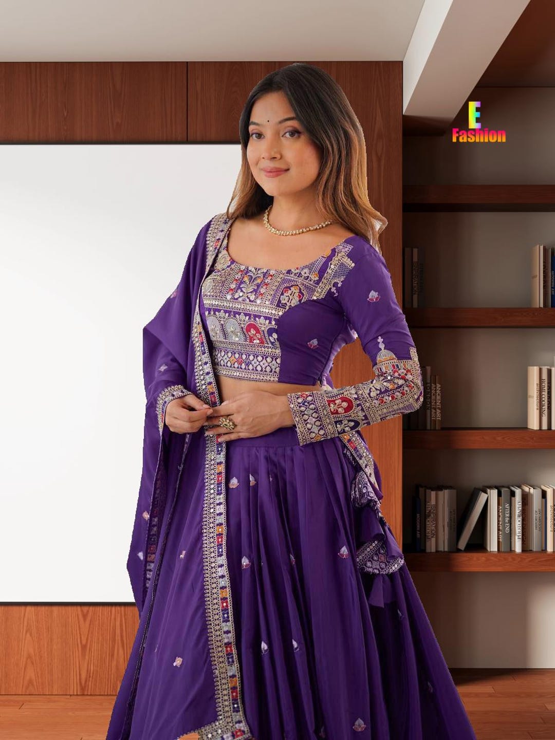 Purple Lehengas Custom Made Designer Ghagra Indian Wedding Lehenga ...