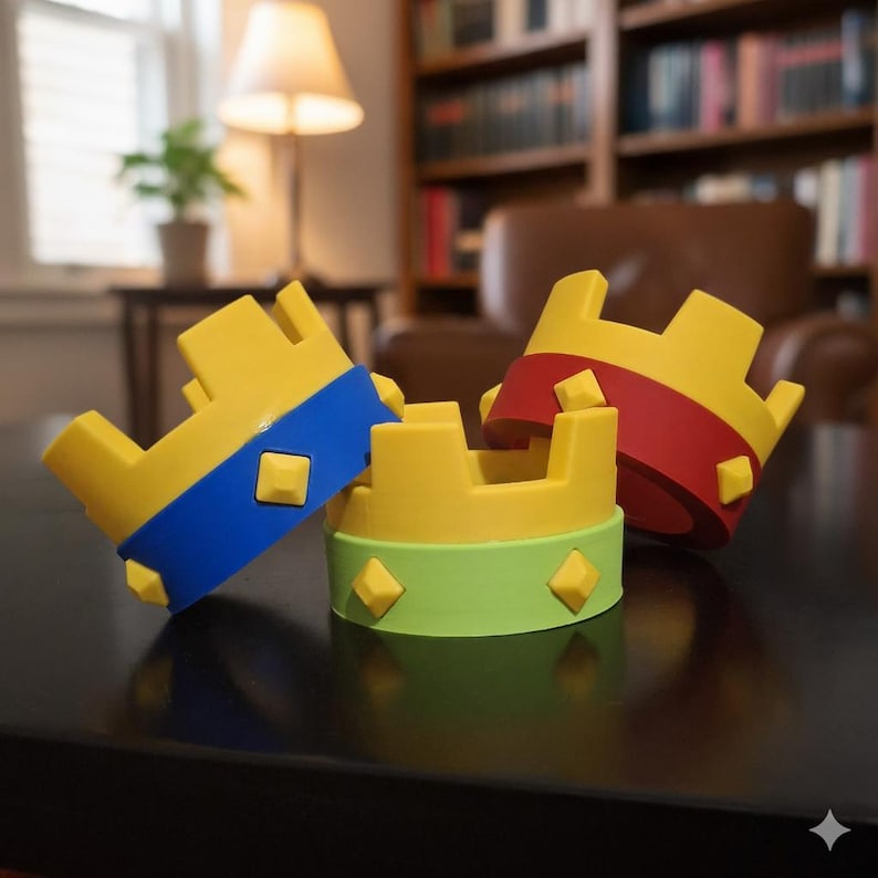 Clash Royale Crown: 3D Printed PLA Game Decor - Etsy