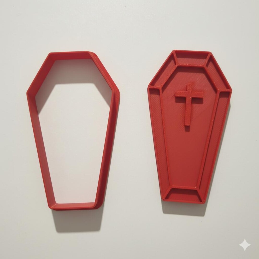 Coffin Cookie Cutter Set | 3D Printed Halloween Baking Mold - Etsy