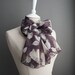 Long Sheer Floral Scarf, Purple & White Long Sheer Shawl Scarf, Sheer ...