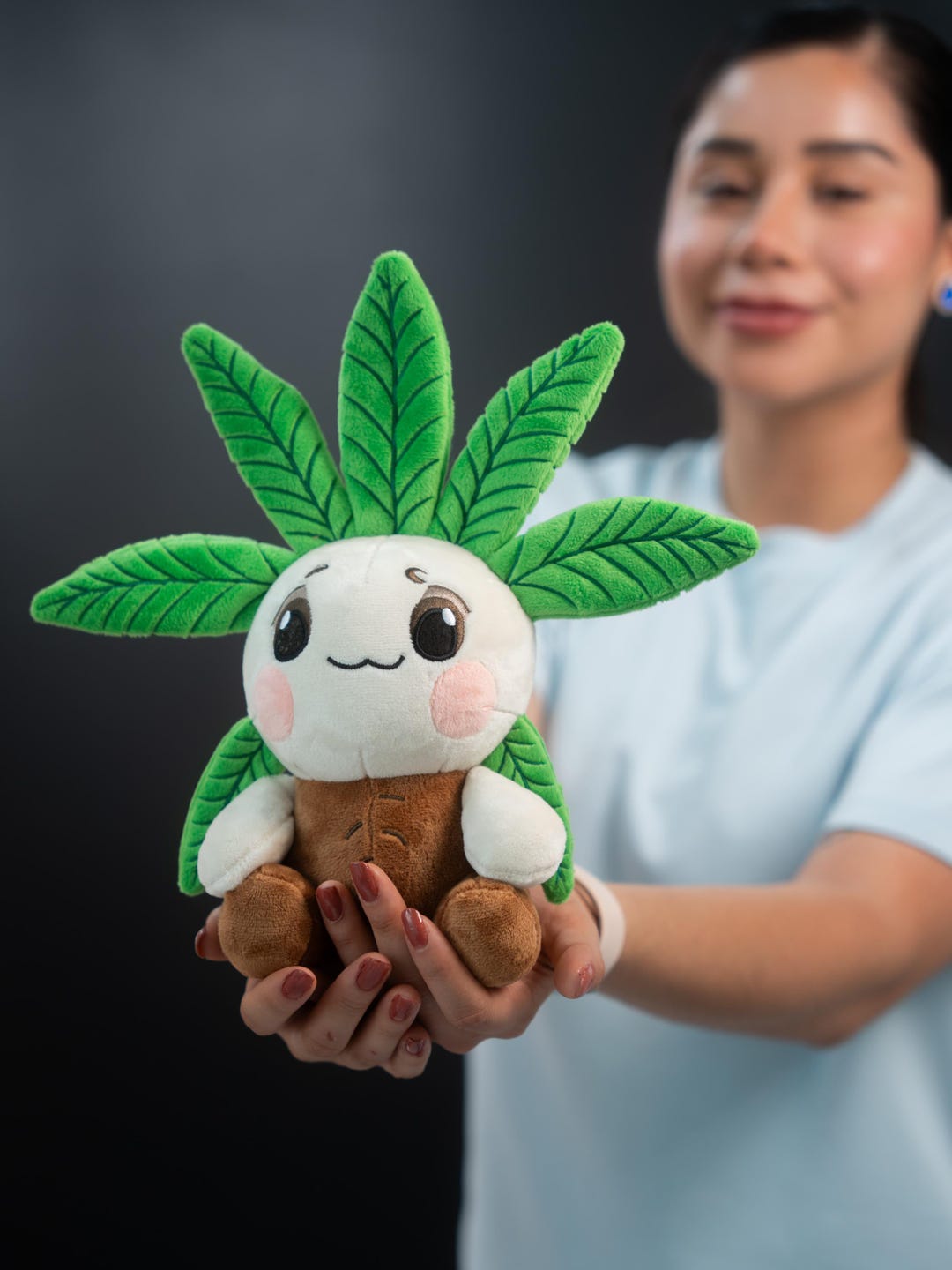 Cannabis Nug Plush - Funny Weed Plushie Toy, 420 Gift, Stoner Decor ...